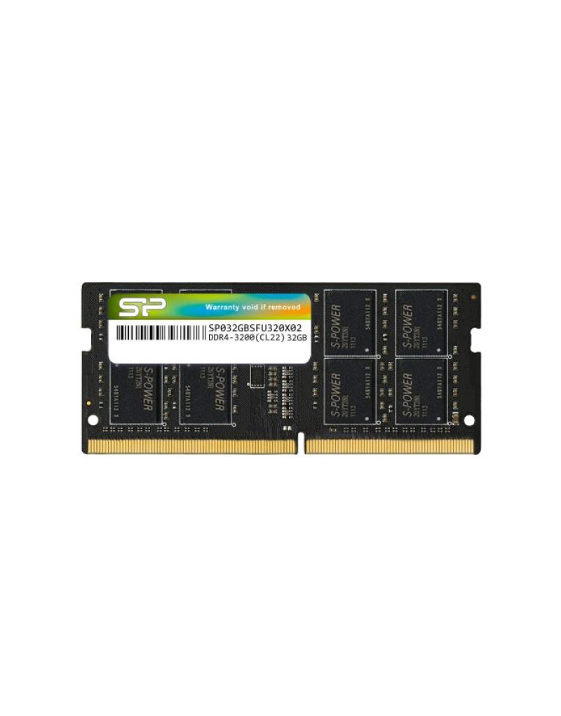 RAM SODIMM DDR4 32GB 3200MHz SiliconPower SP032GBSFU320X02