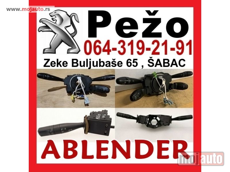 ABLENDER Pežo 407 307 406 607 807 206 106 306 Peugeot