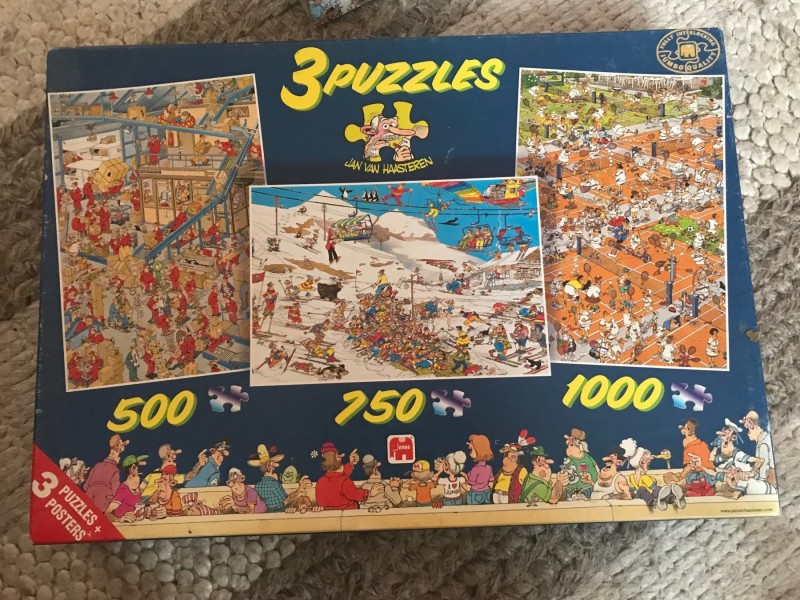 COMIC PUZZLE 3 u 1: 1000 DELOVA,750 DELOVA I 500 DELOVA