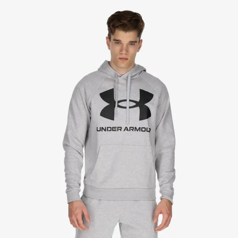 UNDER ARMOUR Muški duks Rival Fleece 1357093-001 svetlosivi