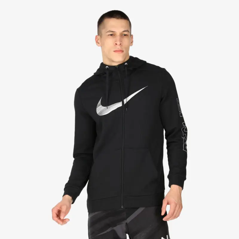 NIKE Muški duks Dri-FIT Sport Clash DD1709-010 crni