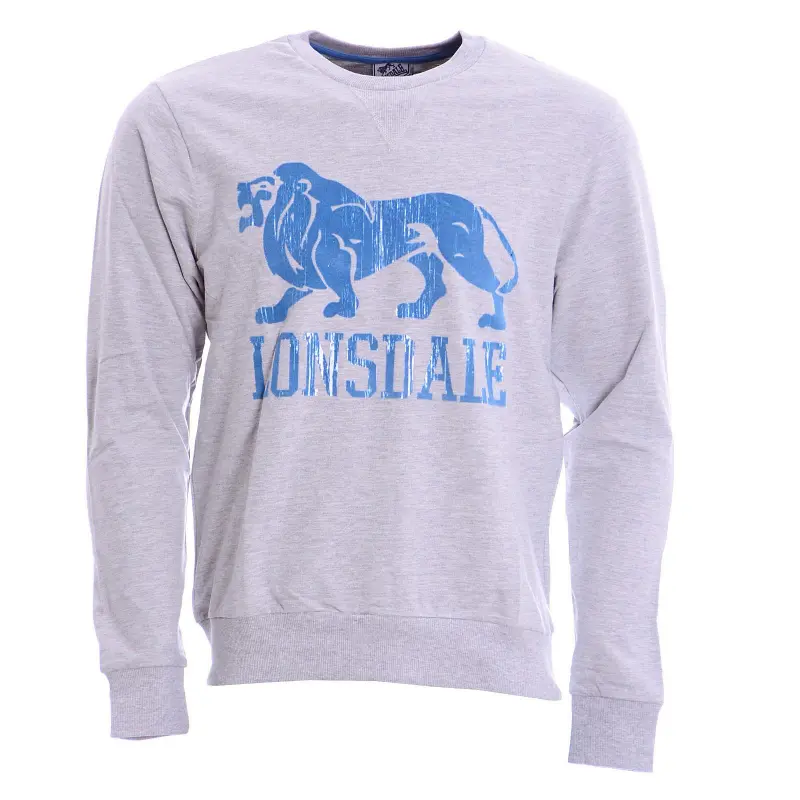 LONSDALE Muški duks MEN'S CREW NECK 153114-23 sivi