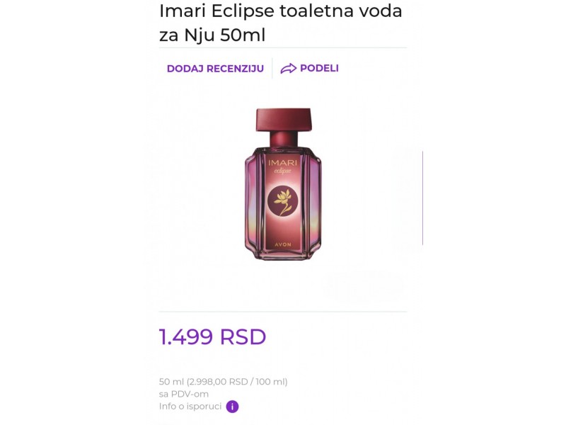 Avon Imari Eclipse toaletna voda(50 ml)