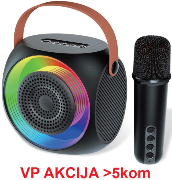 SPK-L2 ** Gembird Bluetooth zvucnik FM RGB, 10W, 1800mAh, microSD, AUX + mikrofon 500mAh (1360)