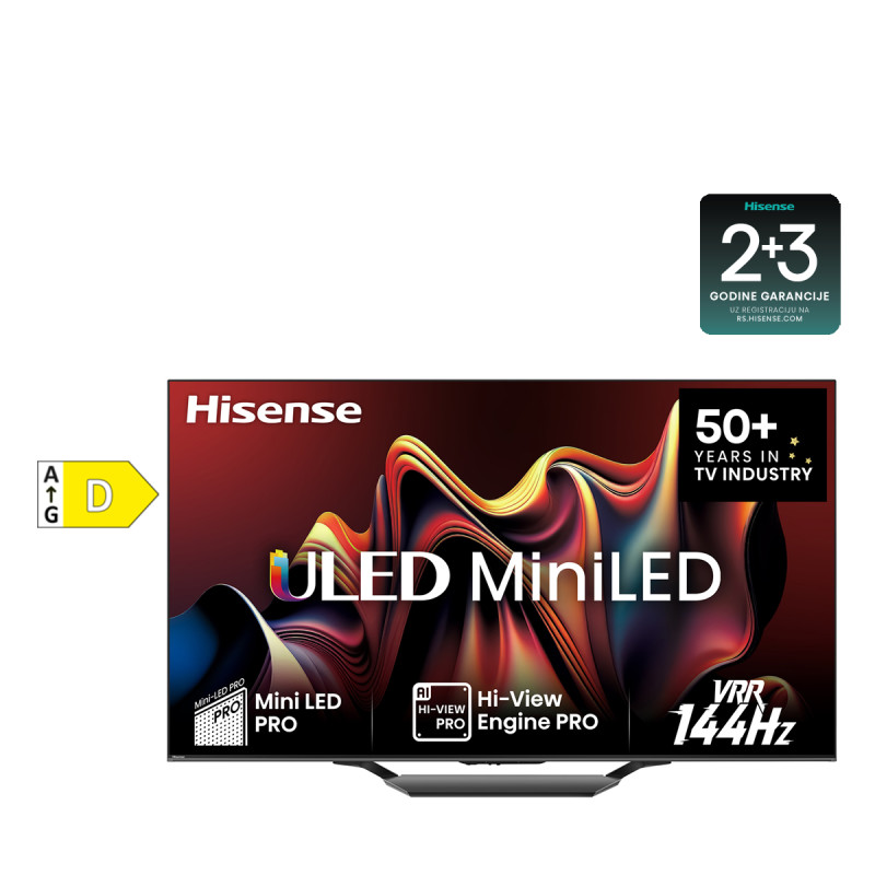 Hisense televizor 65U7NQ ULED Mini-LED Smart