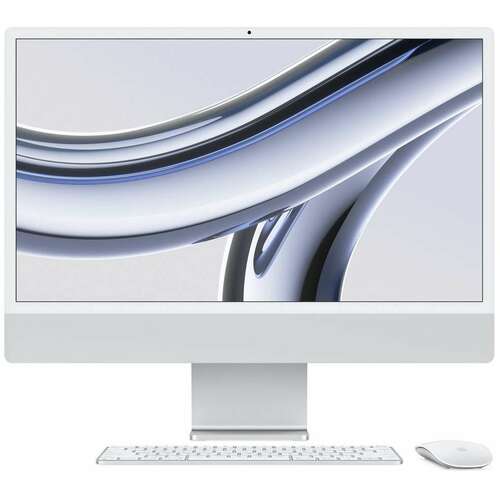 APPLE IMAC 24: SILVER/M3 8C CPU/8C GPU/8GB/256GB-CRO mqr93cr/a