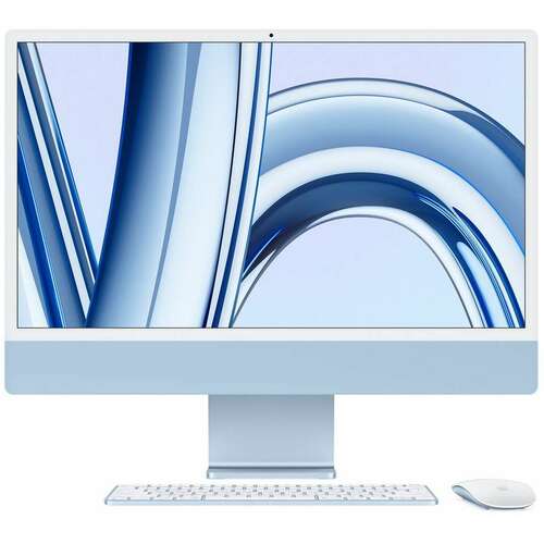 APPLE IMAC 24: BLUE/M3 8C CPU/10C GPU/8GB/256GB-CRO mqrq3cr/a