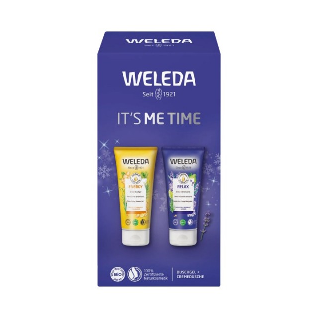 WELEDA SET ENERGY GEL ZA TUŠIRANJE 200ML + RELAX GEL 200ML GRATIS