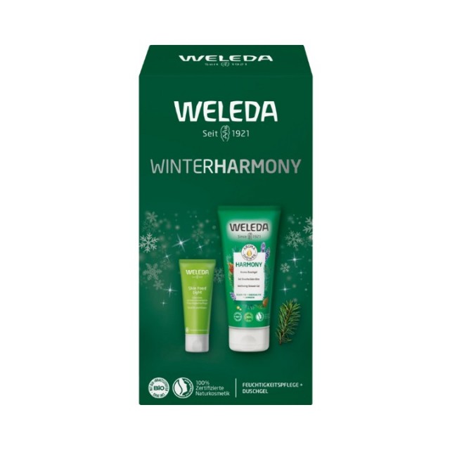 WELEDA SET HARMONY GEL ZA TUŠIRANJE 200ML + SKIN FOOD LIGHT KREMA 30ML GRATIS