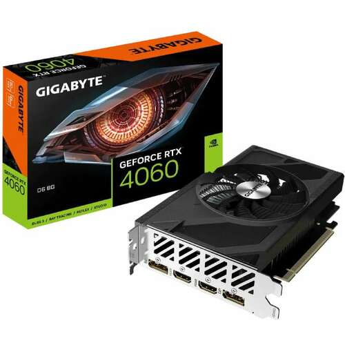 GIGABYTE nVidia GeForce RTX 4060 D6 8GB 128bit GV-N4060D6-8GD