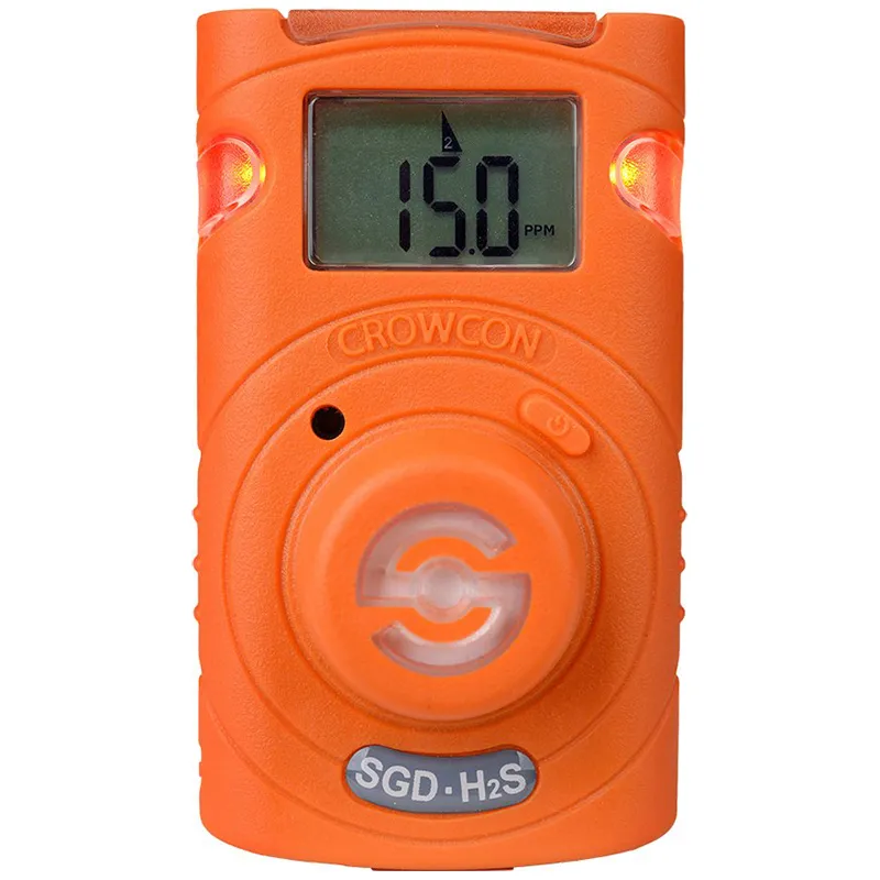 Crowcon Clip SGD single gas detector - sa H2S senzorom (0-100 ppm) - A1=10 ppm / A2=15 ppm - trajanje baterije 2 godine