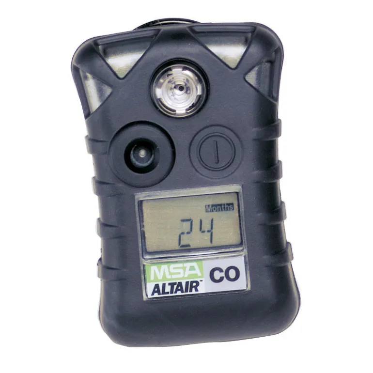 MSA Altair CO detektor za jednogaas - opseg merenja 0-500 ppm, A1 35 ppm, A2 100 ppm, radno vreme 2 godine