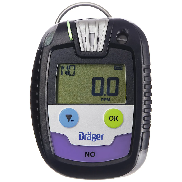 Dräger Pac 8000 Detektor za jedan gas - sa NO senzorom (0-2000 ppm) - A1=5 ppm / A2=10 ppm - neograničen radni vek