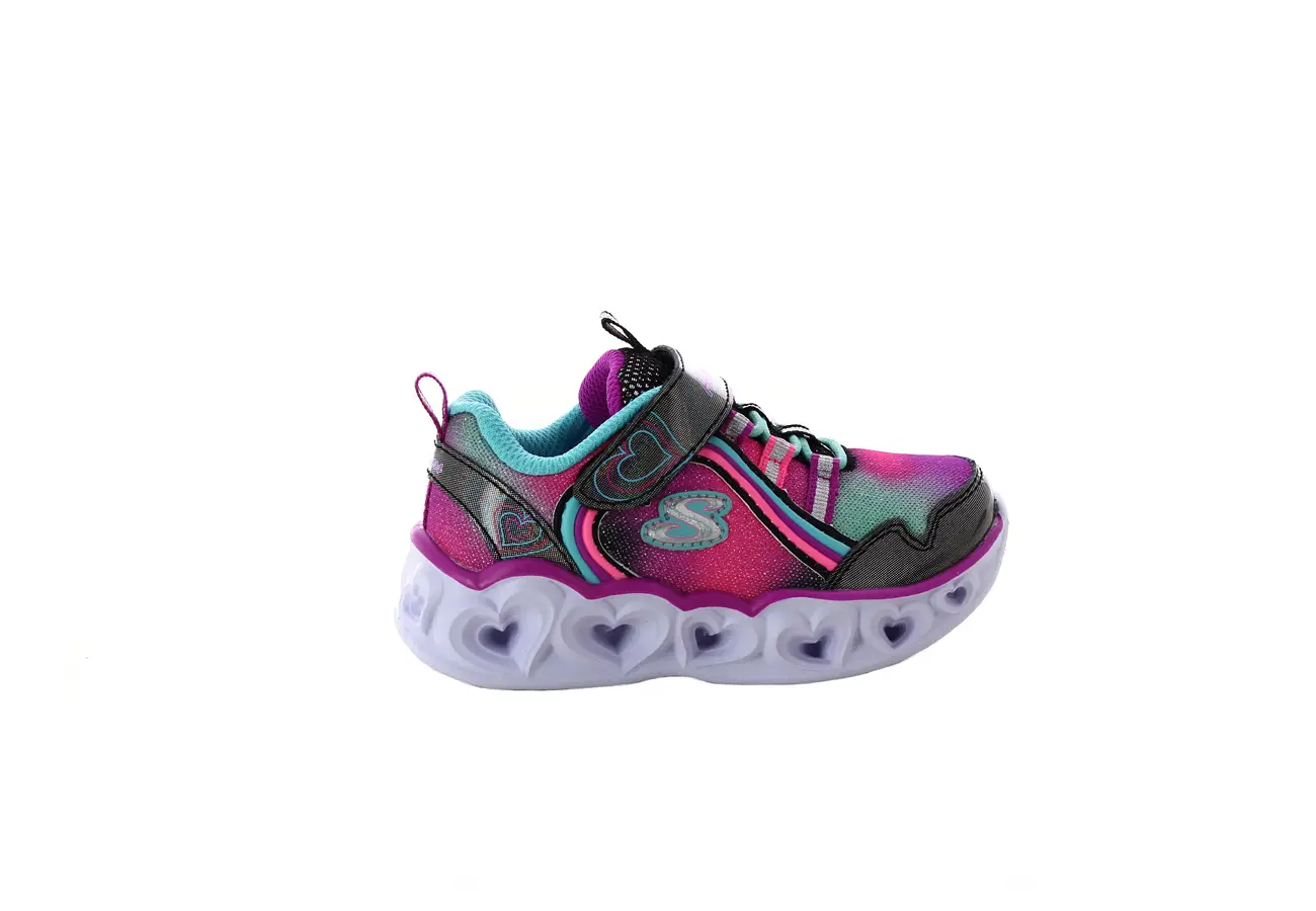 SKECHERS Patike za devojčice Heart lights Rainbow Lux GT 302308N-BKMT šarene