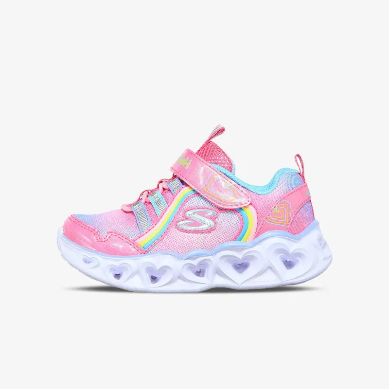 SKECHERS Patike za devojčice Heart lights Rainbow Lux roze