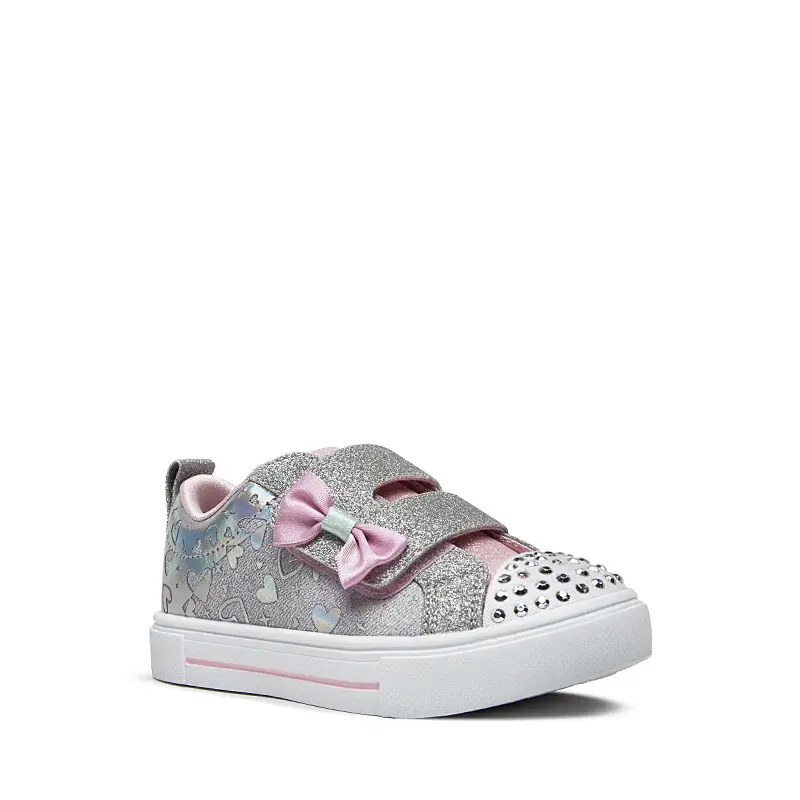 SKECHERS Patike za devojčice Twinkle Sparks-Heather Charme srebrne