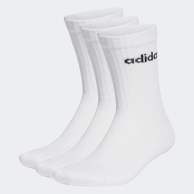 ADIDAS Čarape, 3 komada, Bele