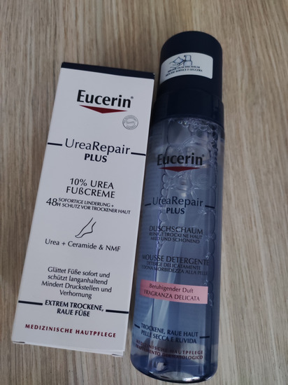 Eucerin krema za stopala+pena za kupanje