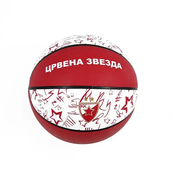 KK Crvena Zvezda Lopta gumena Grb CZ, Crvenobela