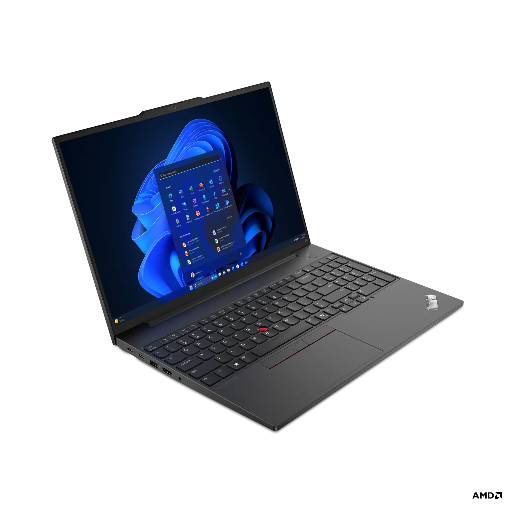 Lenovo laptop ThinkPad E16 AMD G2 Ryzen 7 7735HS , 1x16 GB SSD 512GB Opal 2.0, 16.0" WUXGA (1920x1200) AG IPS 21M5002PCX