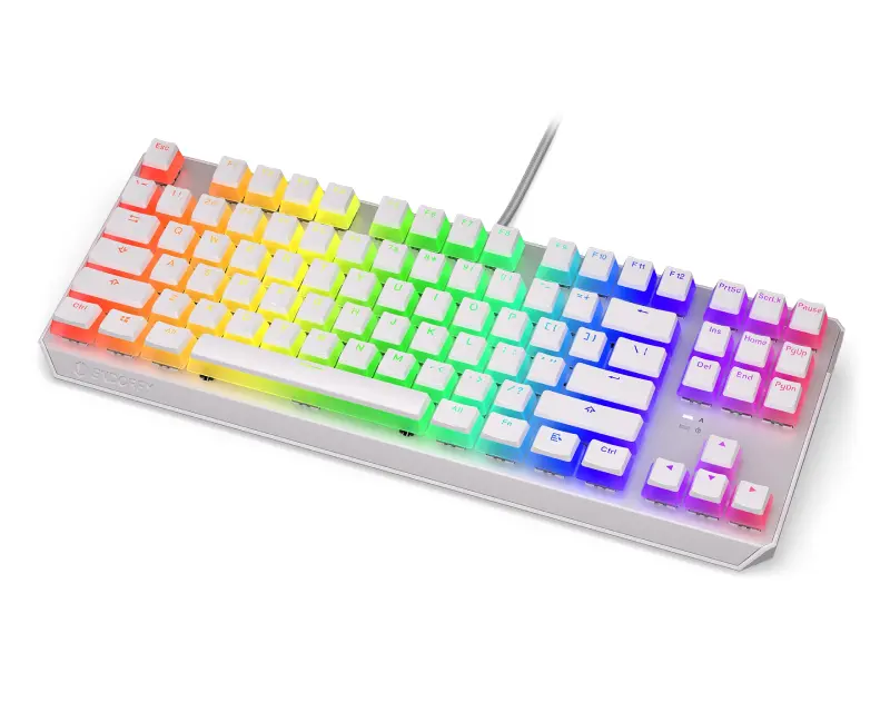 ENDORFY Thock TKL Pudding Onyx White Red RGB tastatura (EY5A009)