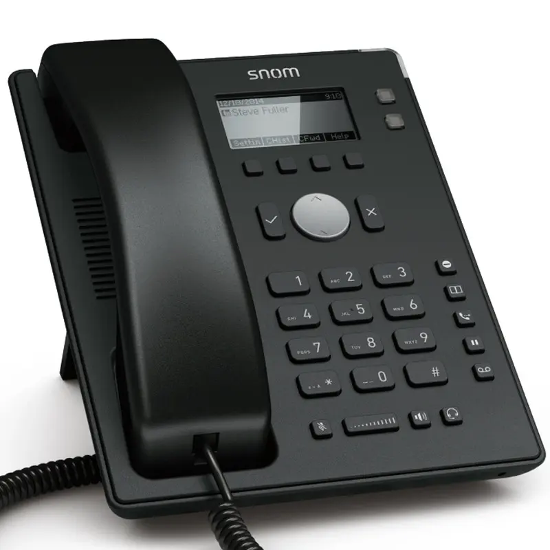 SNOM Fiksni telefon D120 crni