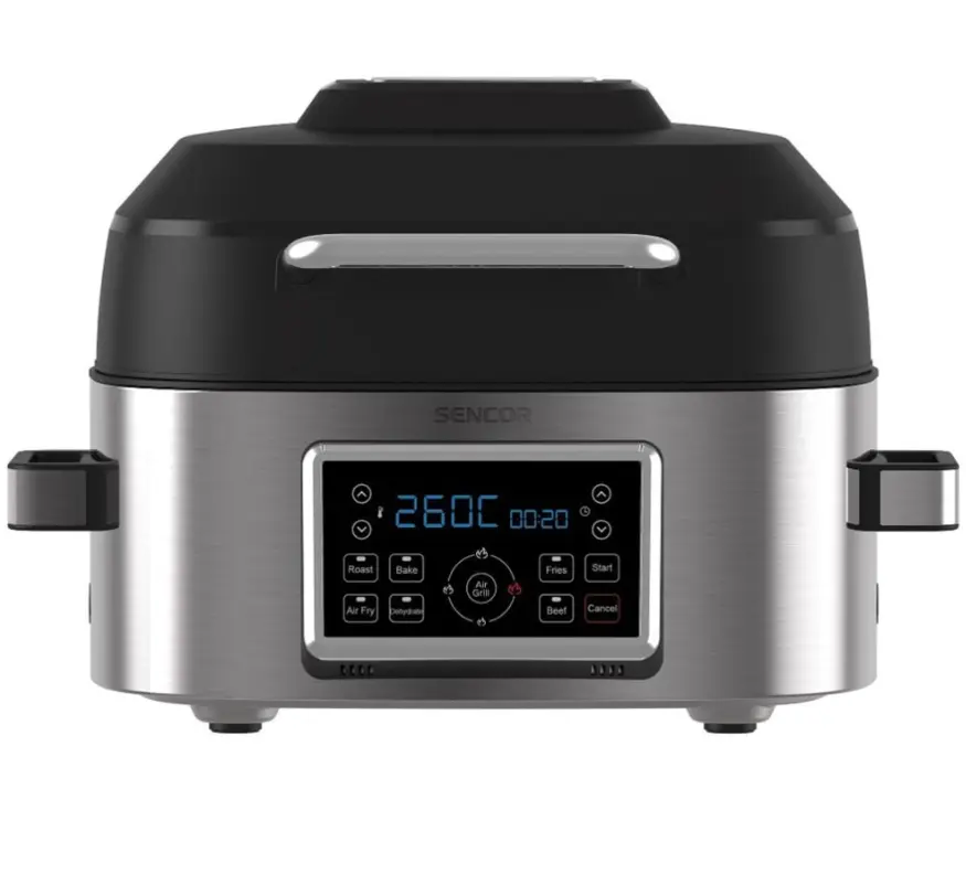 SENCOR Air fryer SBG 8900SS, 6L, 1650W, Crno-sivi