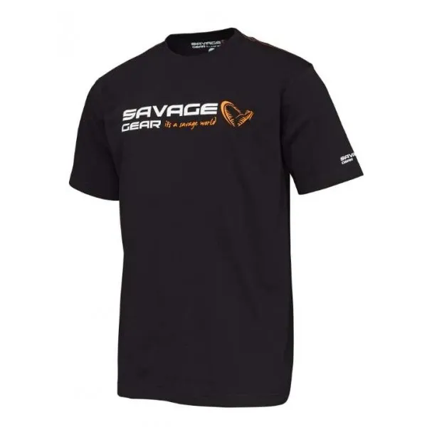 SAVAGE GEAR SIGNATURE LOGO CRNA XL