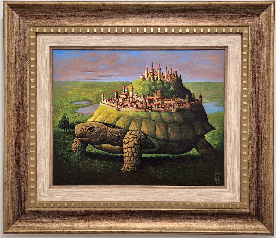 BUDIMIR BUDA DIMITRIJEVIC- ULJE NA PLATNU – 76X66CM