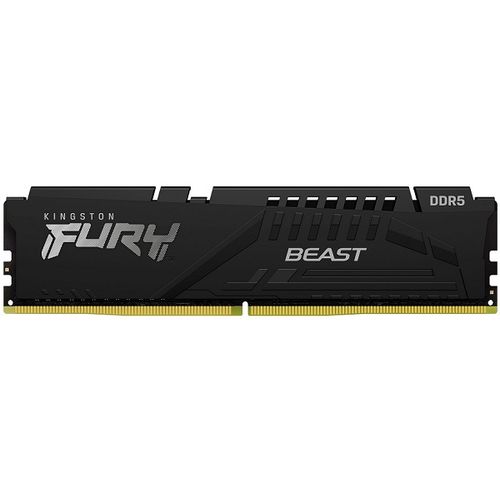 Kingston KF560C36BBE2-16 DDR5 16GB 6000MT/s [FURY BEAST], Non-ECC UDIMM, CL36 1.35V, 288-Pin 1Rx8, Black, w/Heatsink, XMP & EXPO