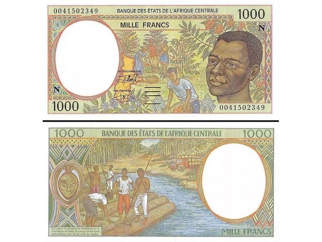 EQUATORIAL GUINEA (CAS) `F` 1000 Francs 2000 UNC, P-502