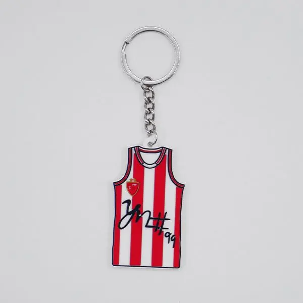 KK Crvena Zvezda Privezak Dres Yago, Beli