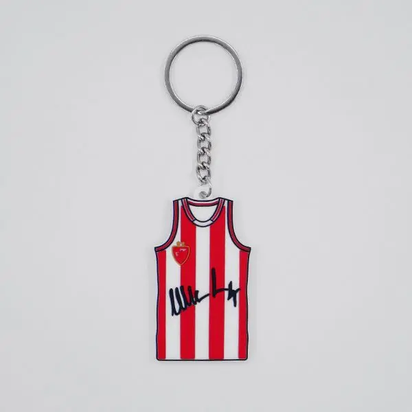 KK Crvena Zvezda Privezak Dres Teo, Beli