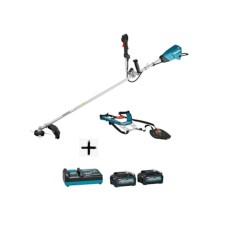 MAKITA Akumulatorski trimer XGT 40V UR016GZ + starter set XGT (2 x 4Ah BL4040 + brzi punjač DC40RA) 191L77-9