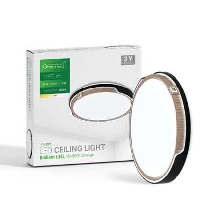 Green tech led plafonjera 24w 4000k precnik 39cm ( CLD-8909 )