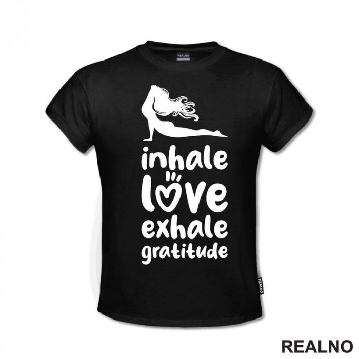 INHALE LOVE - YOGA - MAJICA