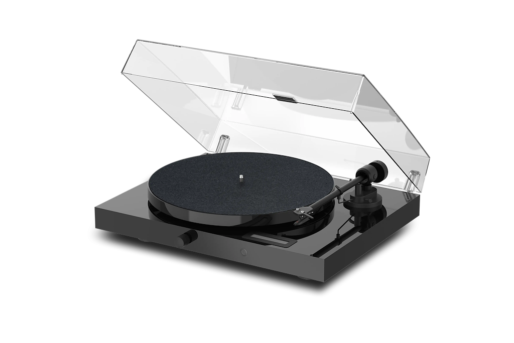 PRO-JECT Jukebox E1 Piano Black OM5e Gramofon sa pojačalom