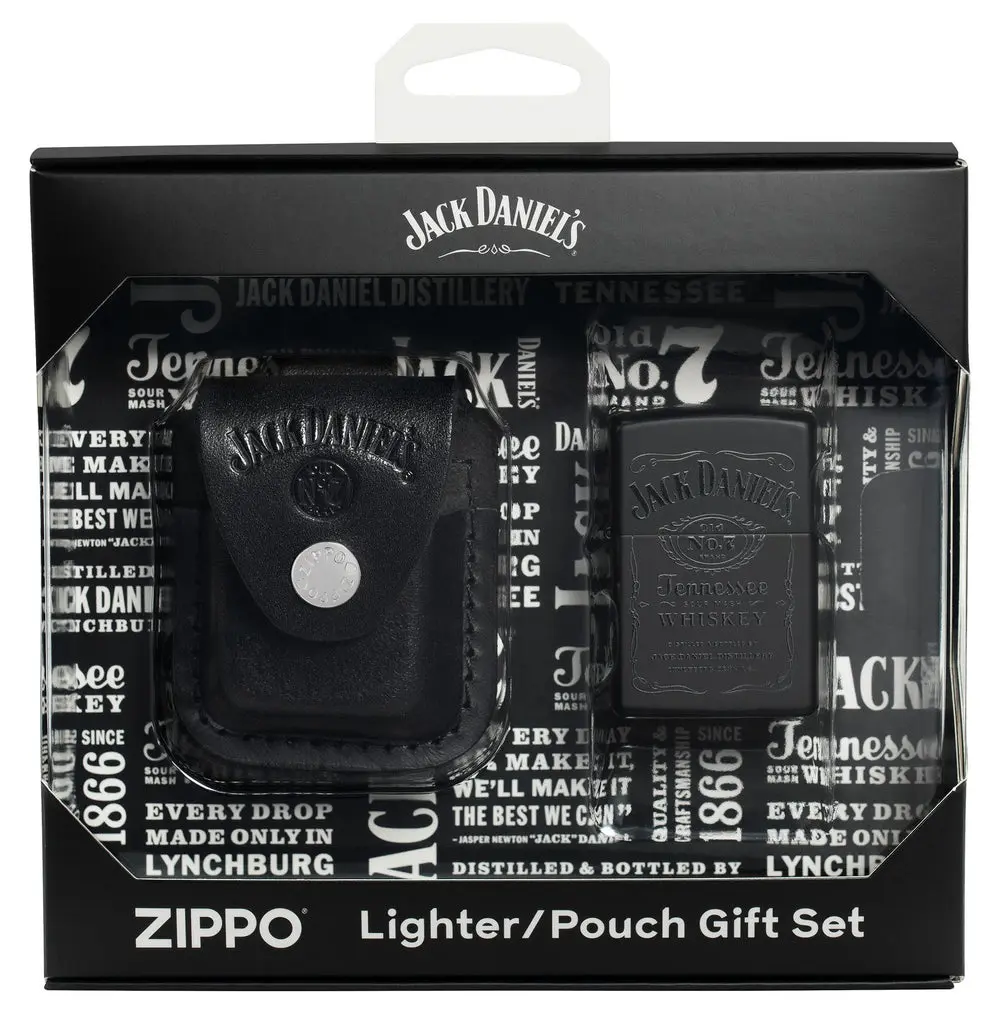 ZIPPO GIFT SET JACK DANIELS upaljač+torbica