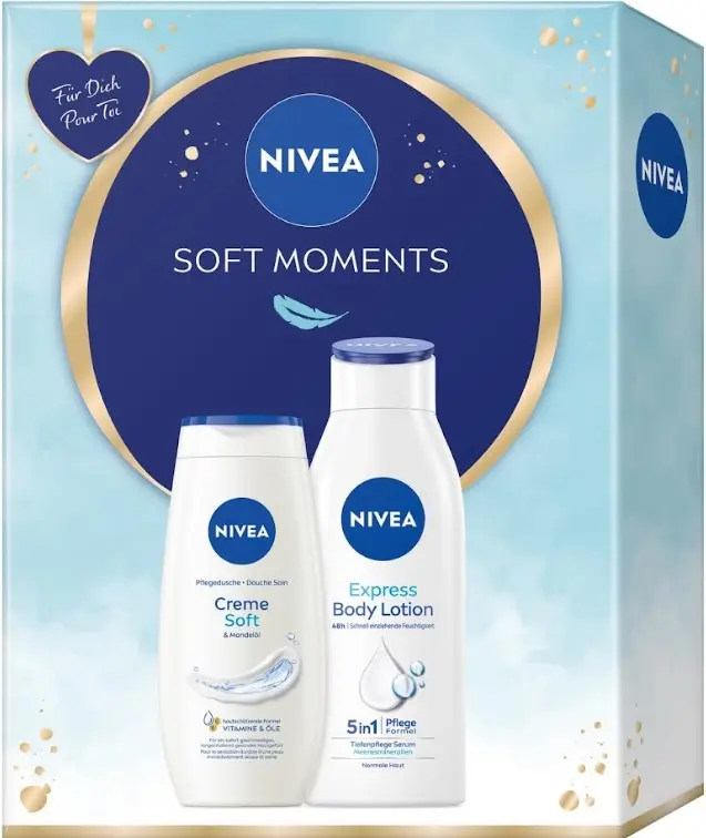 NIVEA Soft Moments Ženski set 2 proizvoda