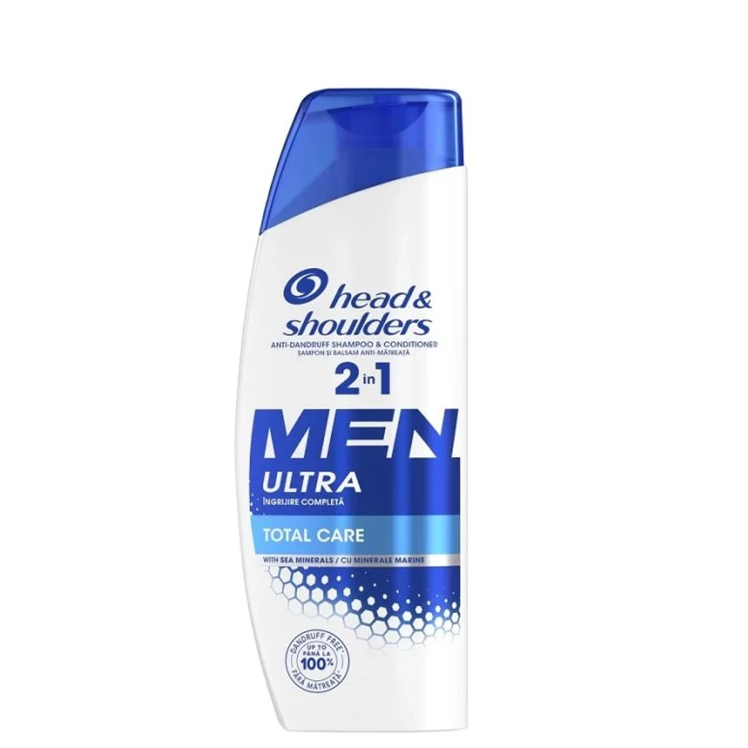 HEAD&SHOULDERS ŠAMPON MEN 330ML 2 IN 1 TOTAL CARE