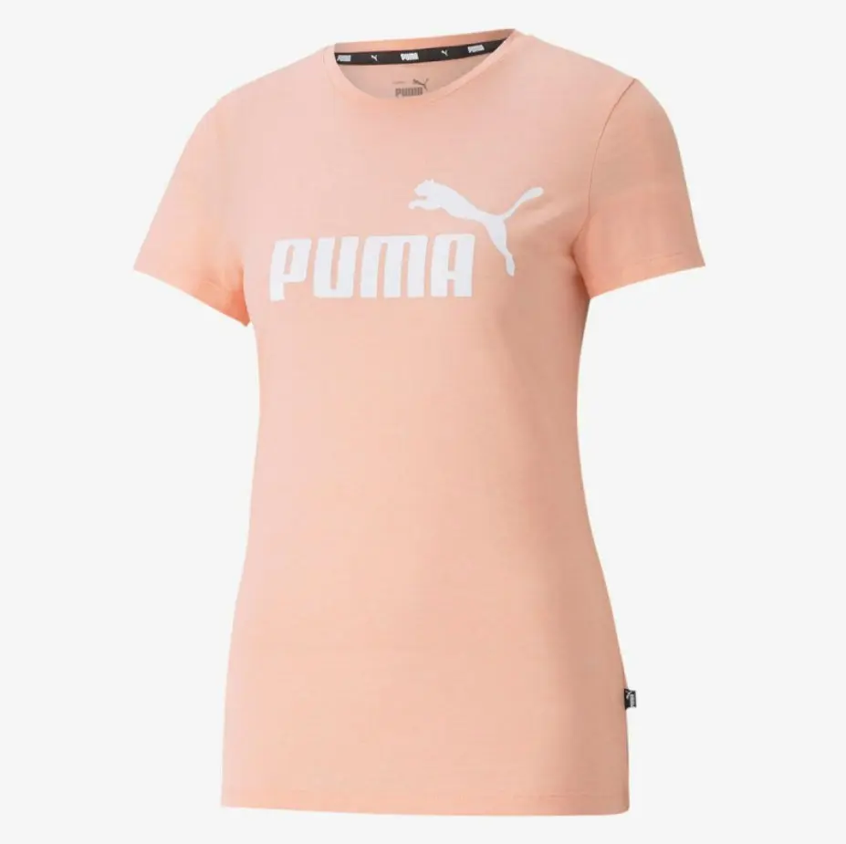 PUMA Ženska majica ESS Logo Heather 586876-26 roze