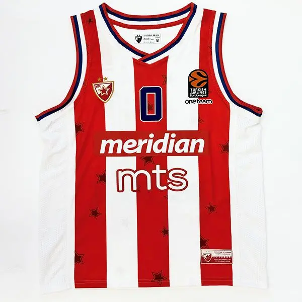 KK Crvena Zvezda Muški dres replika Home Mcintyre, Beli