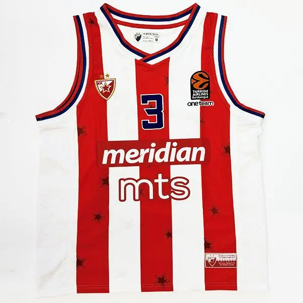 KK Crvena Zvezda Muški dres replika Home Canaan, Beli