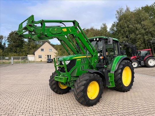 John Deere 6125 M + John Deere H340