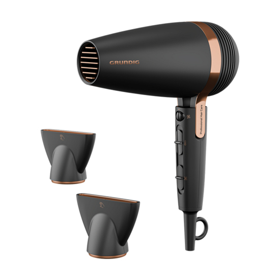 Fen za kosu Grundig HD 8080, 2300 W, Crna / Rose - gold