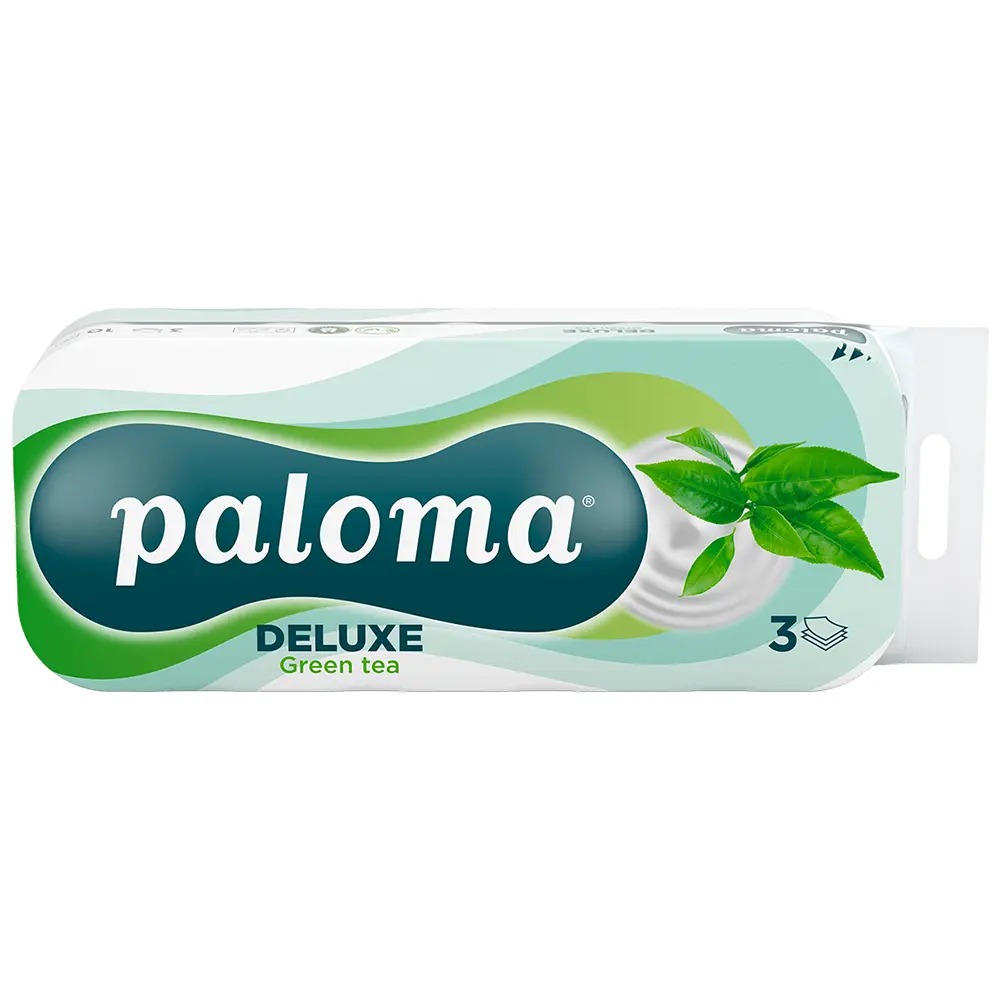 Paloma Toaletni papir Deluxe Green Tea, 10 komada