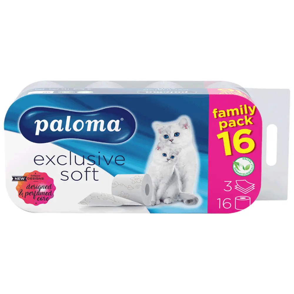 Paloma Toaletni papir Exclusive Soft, 16 komada