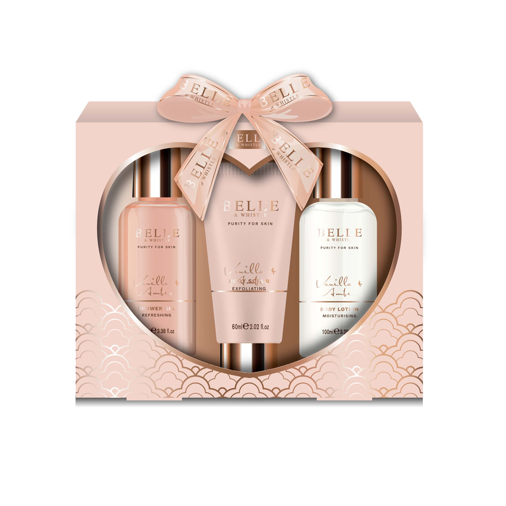 BELLE set kupka 100ml+body losion 100ml+body scrub 60ml SKGT32794