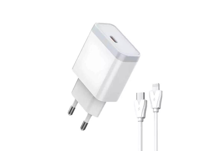 LDNIO Q122 27W PD KUĆNI PUNJAČ SA USB C NA LIGHTNING KABLOM