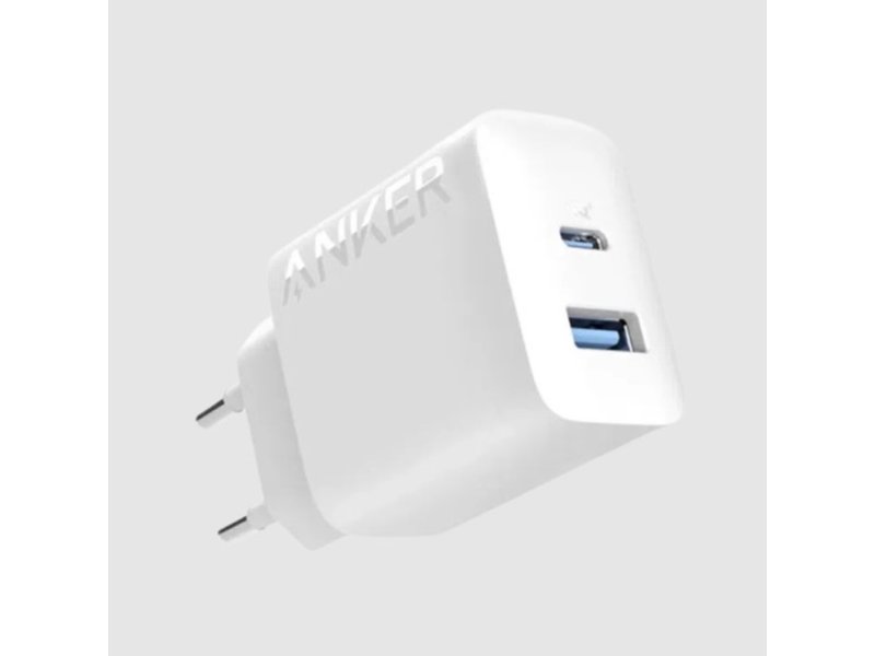 ANKER KUĆNI PUNJAČ OD 20W SA DVA PORTA USB-C / USB-A, BELI